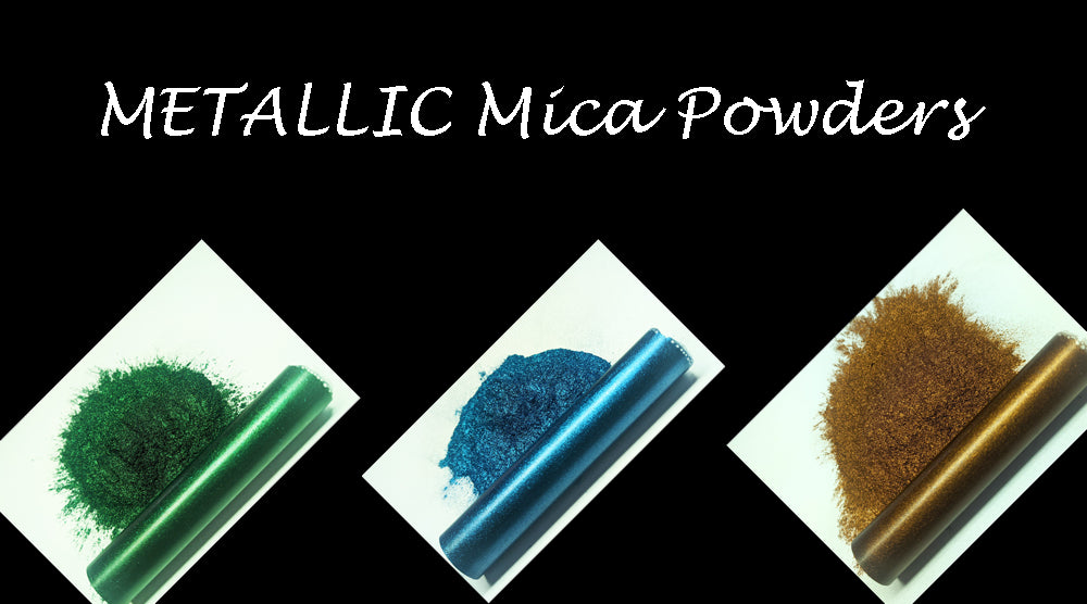 PTownSubbie Mica Powders - Aluminum Metallic - net 0.35 ounce (10 gram ...